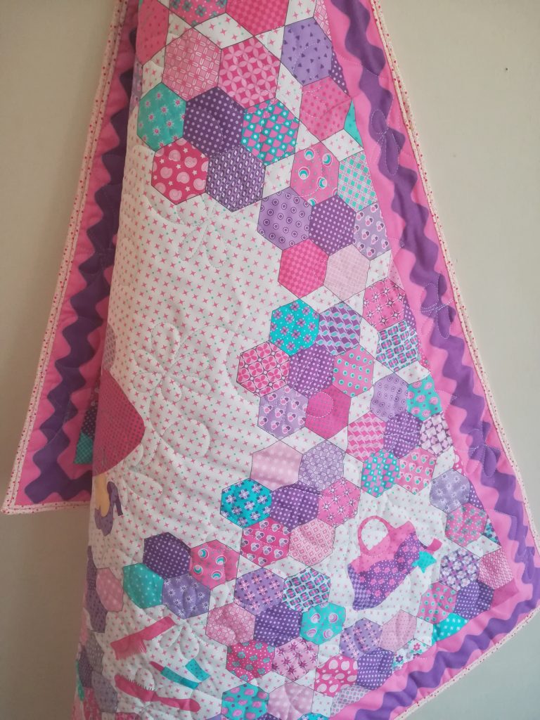 Girly Girl Quilt With Perfectly Matching Backing And Binding | Made In ...